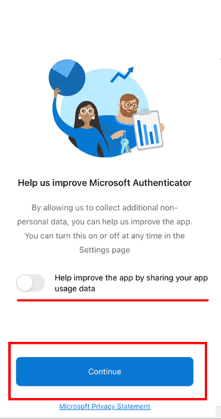 How do I set up MFA using the Microsoft Authenticator app?